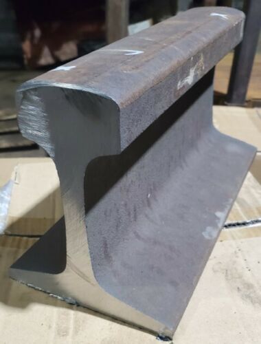 115 lb RE Relay Rail 12" Long No Holes (Forging Anvil) 36 lbs – Kimes Steel