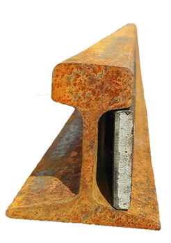 40 lb ASCE Toeless Splice Bar 20" Long Punched 5" – Kimes Steel